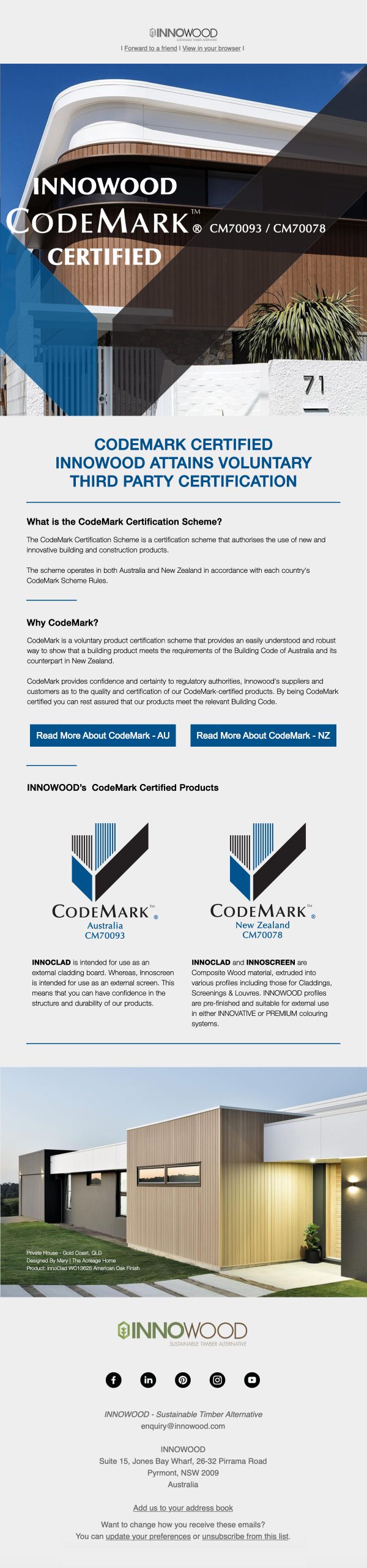 Jan 2021@INNOWOOD CODEMARK CERTIFIED - Composite Timber Decking ...