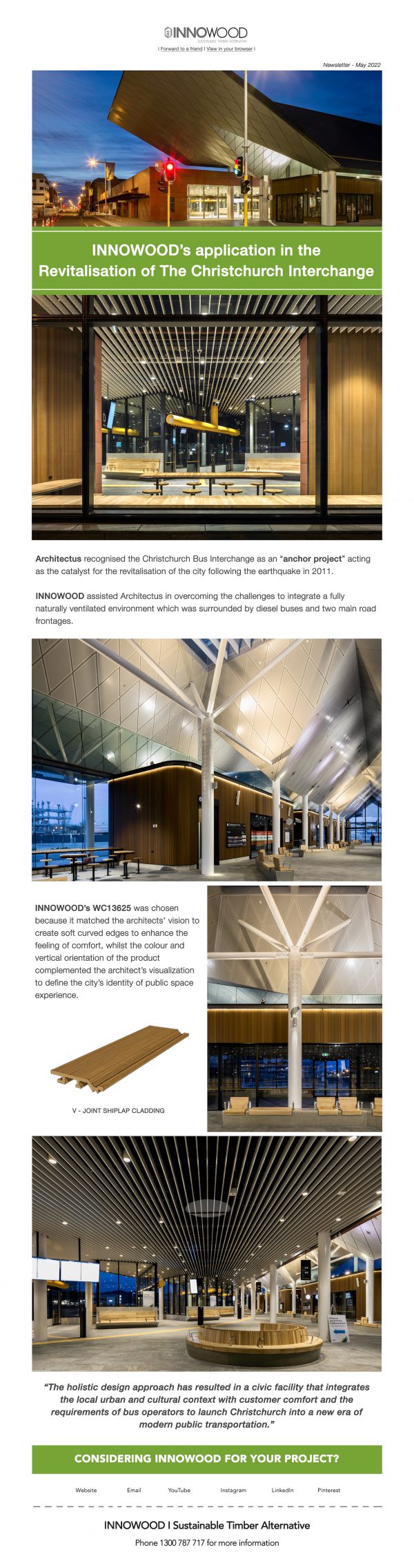 May 2022@INNOWOOD IN CHRISTCHURCH BUS INTERCHANGE - Composite Timber ...