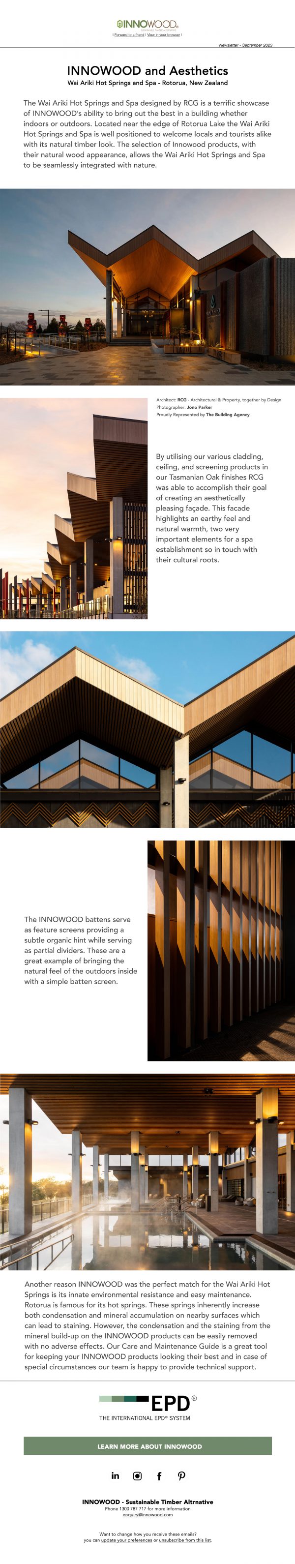 Sep 2023@Wai Ariki Hot Springs and Spa - Rotorua, New Zealand - Composite Timber Decking ...